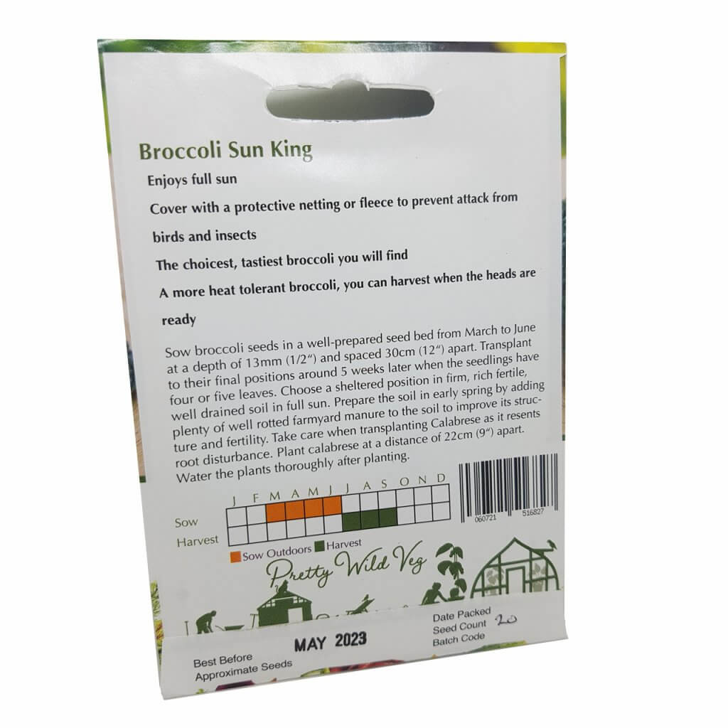 Pictorial Broccoli Sun King F1 Seeds - Budget Seeds