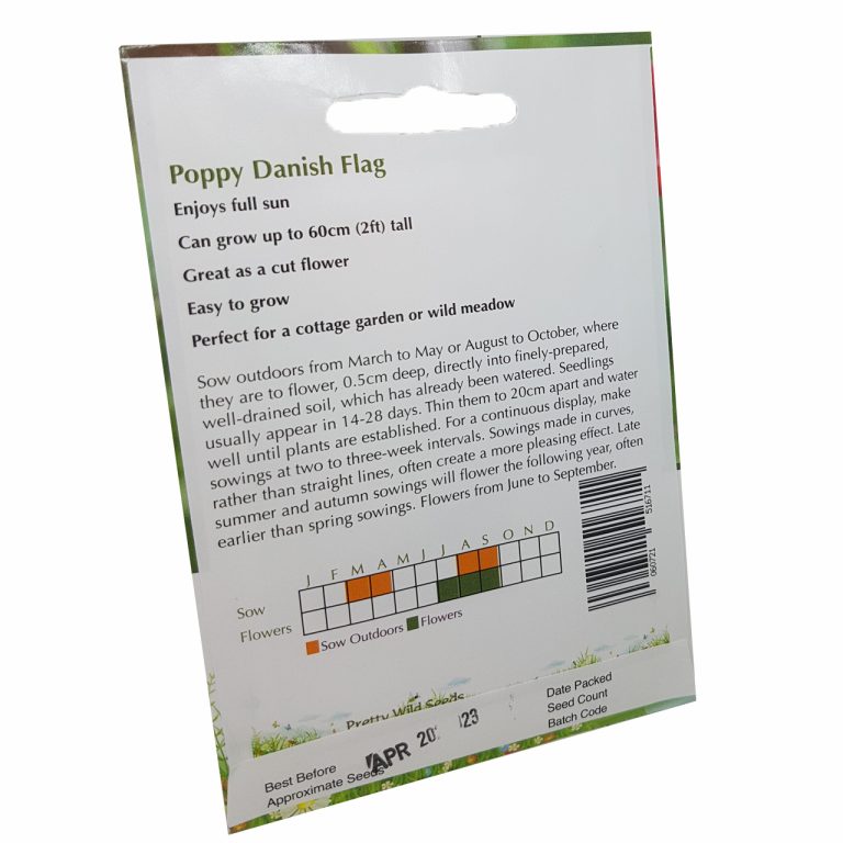 Danish Poppy Pictorial - Budget Seeds