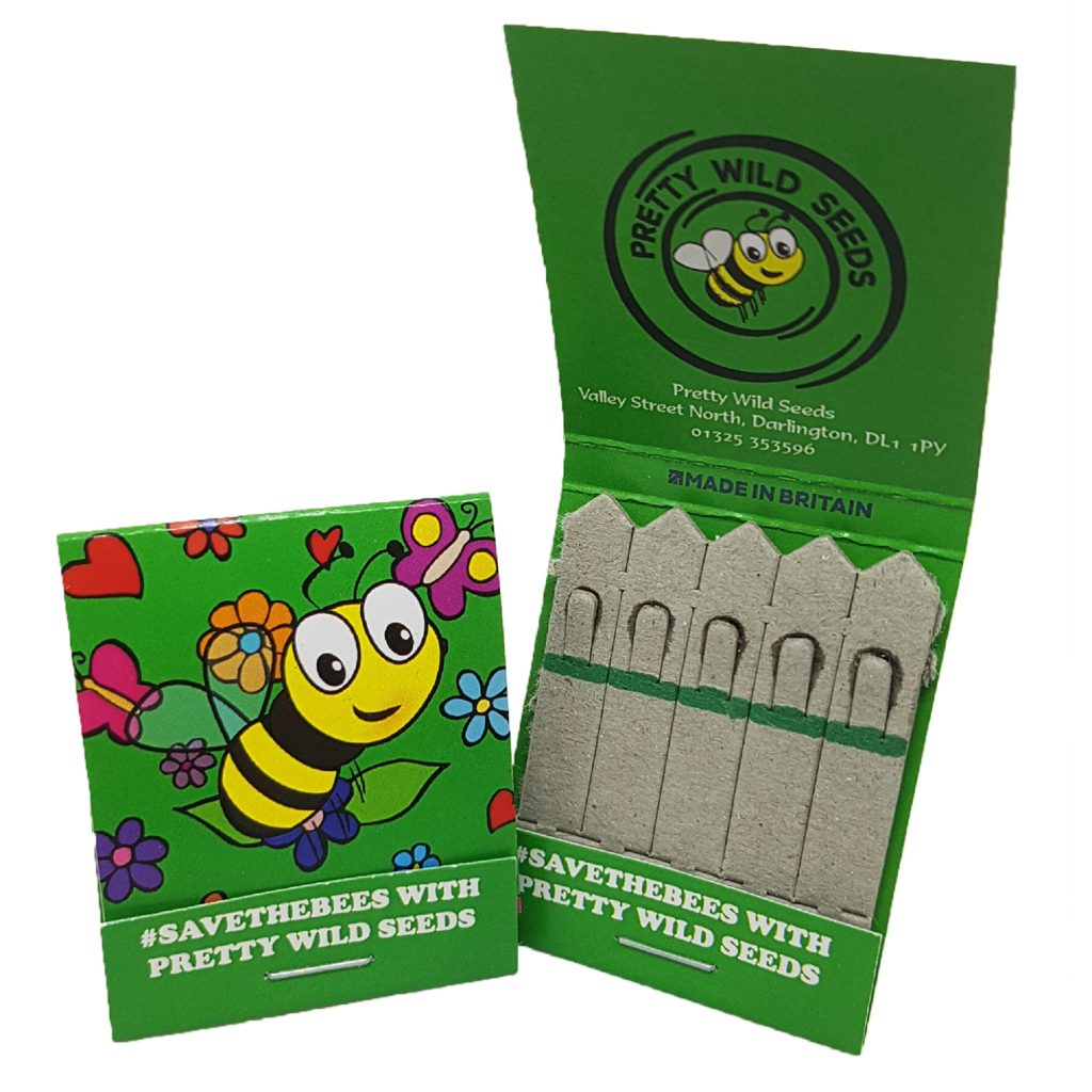 Thank You Bee Wildflower Birthday SeedSticks - Budget Seeds