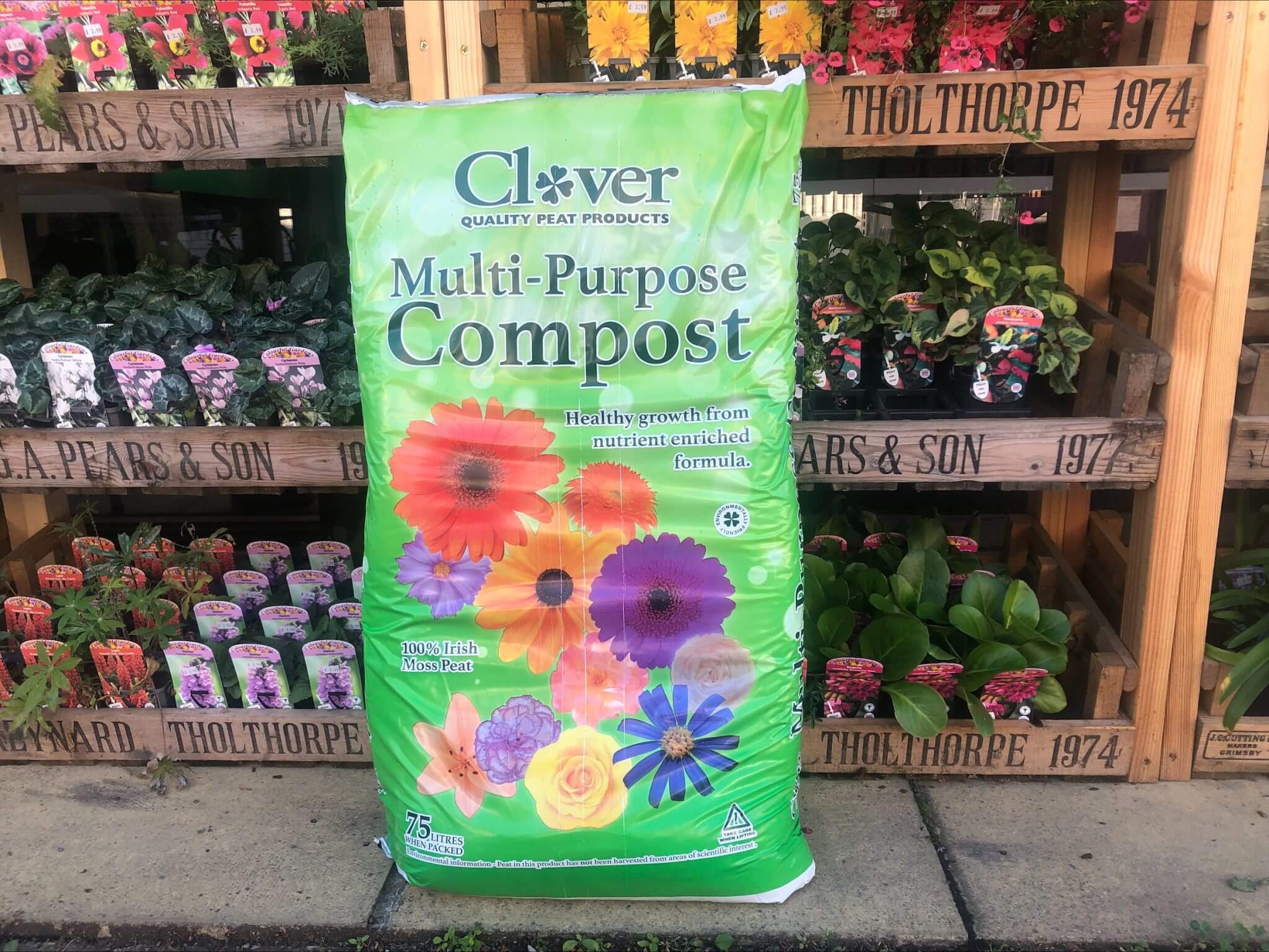 Clover Multi Purpose Compost - 75 Litres - Budget Seeds